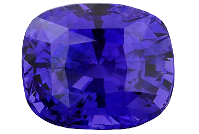 Saphir 9.81 ct, Coussin, Facetté - Gemfrance.com