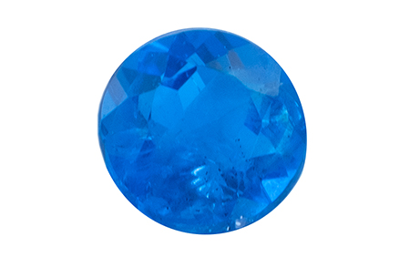 Hauyne, Bleue , Ronde, 0.11ct, Facetté - Gemfrance.com