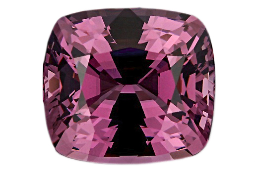Spinelle violet 5.41ct, coussin, Mogok - Gemfrance.com
